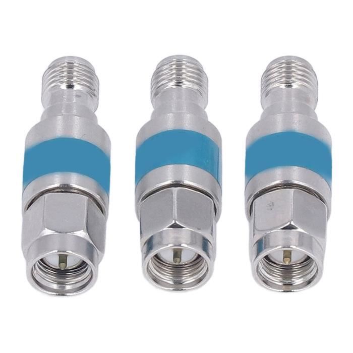 Mothiness Bloc CC coaxial RF 3 Pcs RF Coaxial DC Block 2W SMA Mâle à ...