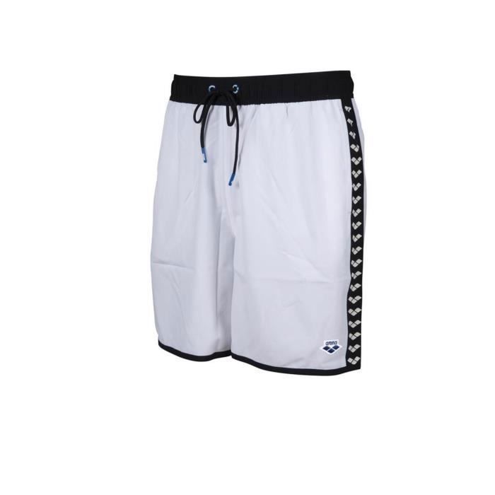 Short de bain Arena Icons Team Stripe White - Cdiscount Prêt-à-Porter