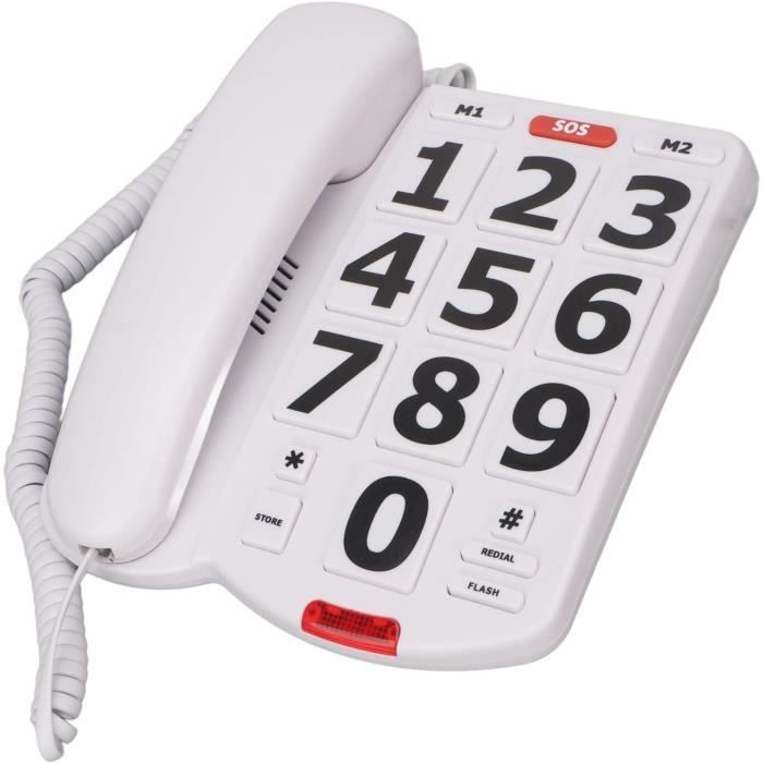 Schiuma Téléphone À Gros Boutons Pour Personnes Âgées, Volume Élevé ...
