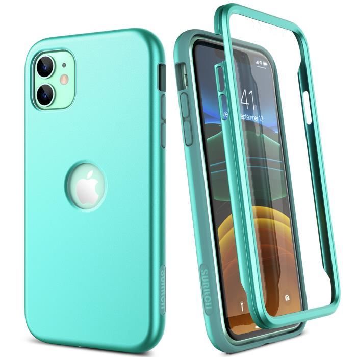 Coque iPhone 11 Bumper Protection Totale à 360 ° avec Protecteur D ...