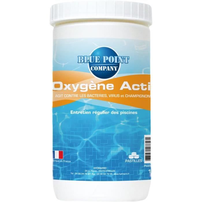 Oxygène Actif pour Spa, Pastilles de 20g, 1KG - Désinfectant Efficace Contre bactéries, Virus et ...