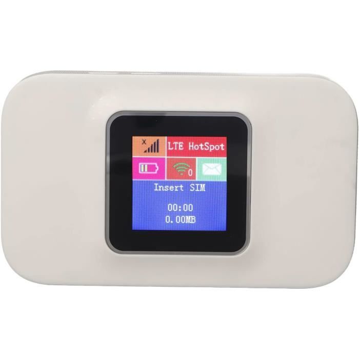Routeur 4G,Mobile Wifi Portable 4G Routeur 300 Mbps,3000 Mah Batterie ...