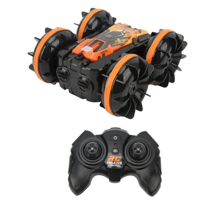 VGEBY voiture de cascade RC étanche 2 2.4G Amphibious Stunt RC Car Double Face Tumbling Remote ...