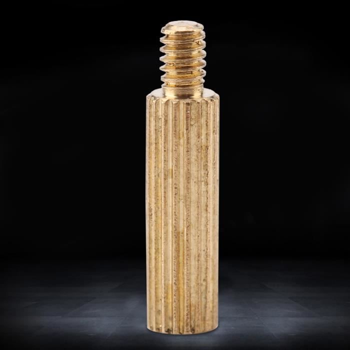 YOSOO Entretoise en laiton Jeu d'entretoises mles et femelles en laiton M2, 100 pièces, pour ...