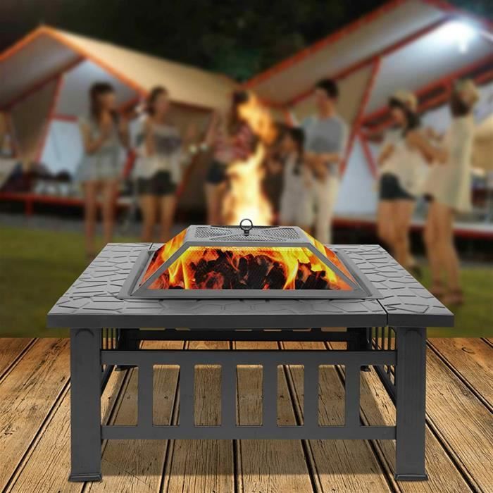 Brasero Extérieur pour Jardin Terrasses BBQ,Fire Pit,Ménager Barbecue ...