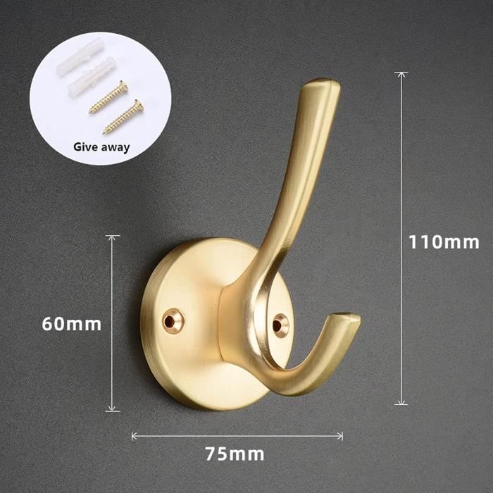 Porte-Manteau 3-4-6 Crochets,Mural Accroche Clef,Porte Manteau De Porte ...