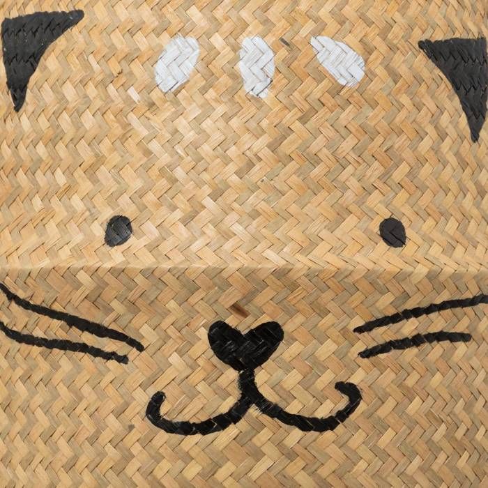 Panier enfant chat "Pipo" D35cm beige - Atmosphera createur d'interieur ...