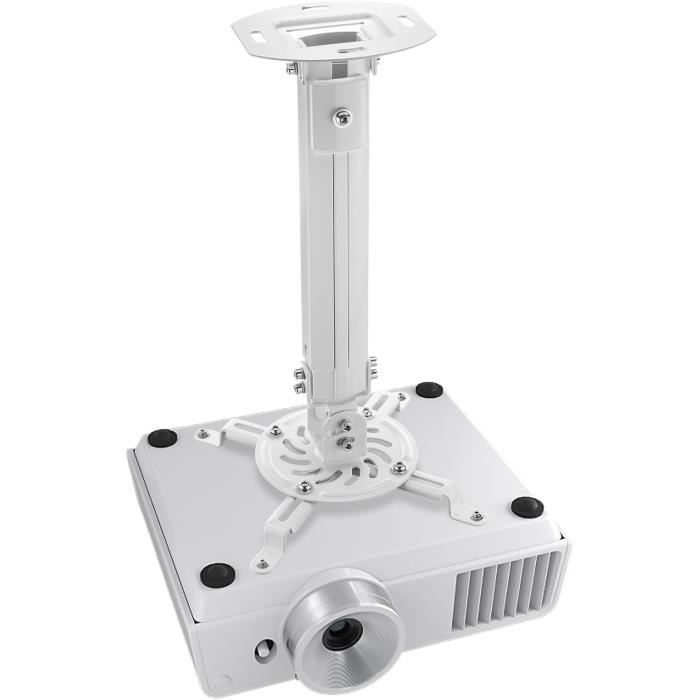 DeleyCON Support Universel pour Vidéoprojecteur Blanc - Cdiscount TV ...