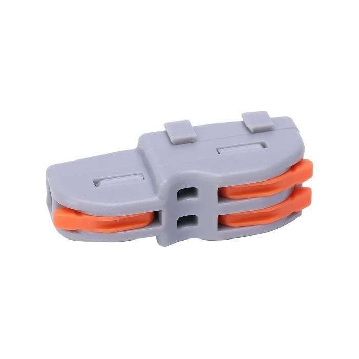 GOTOTOP Bornier rapide 20Pcs Quick Terminal Block 1 in 2 out Wire ...