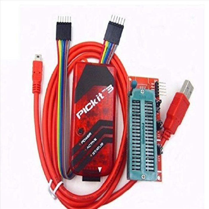 3X Programmeur PICKIT3 + PIC ICD2 Kit PIC Adaptateur de Programmation 2 ...