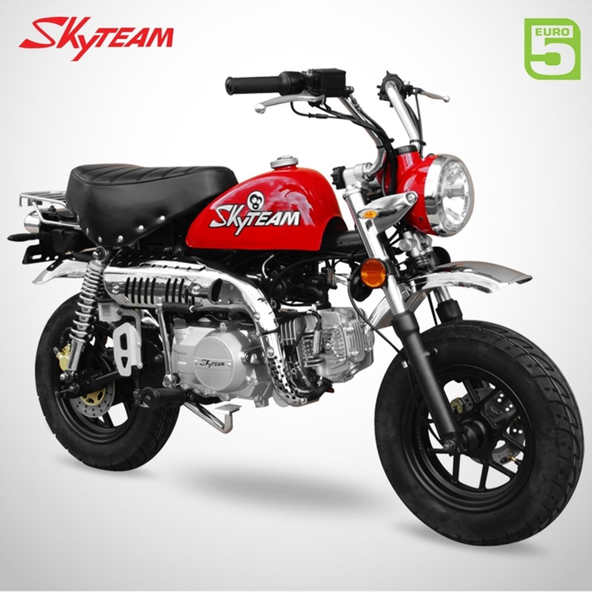 Mini Moto - MONKEY 125 - Rouge - SKYTEAM - Cdiscount Auto