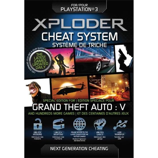 Xploder - Cheats GTA 5 - Accessoires PS3 - Cdiscount Informatique