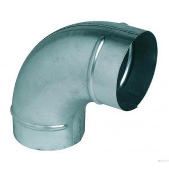 Coude 90° galvanisé ALDES - D200 - Changement de direction de réseau ...