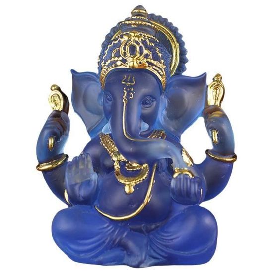Statue de Lord Ganesha - AUTREMENT - Sculpture en Résine - Blanc ...