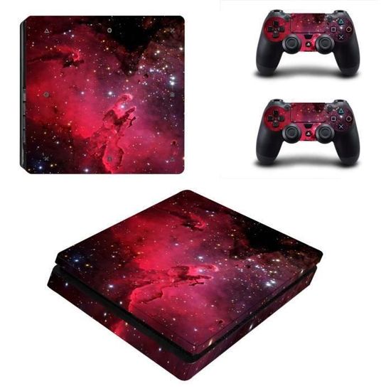 NY02752-PS4 Slim Sticker Skin Console Pour SONY PS4 Slim Playstation 4 ...