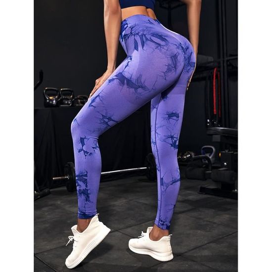 Leggings Femme Push Up Anti-Cellulite Butt Lift Legging de Sport Taille Haute Slim Fit Pantalon ...