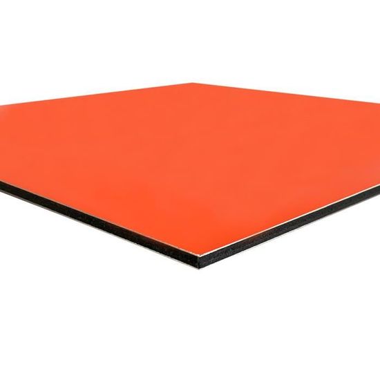 Panneau Composite Aluminium Couleur 3 mm 900 x 900 mm Orange - Cdiscount Bricolage