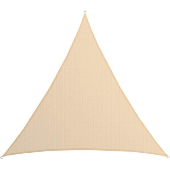 Voile D'Ombrage Uv - 7X7X7 Hdpe Triangle Protection Solaire - Toile De ...