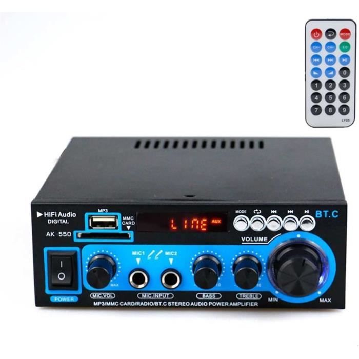 Amplificateur stéréo sans fil 80 ans 0w hifi Amplificateur de puissance ...