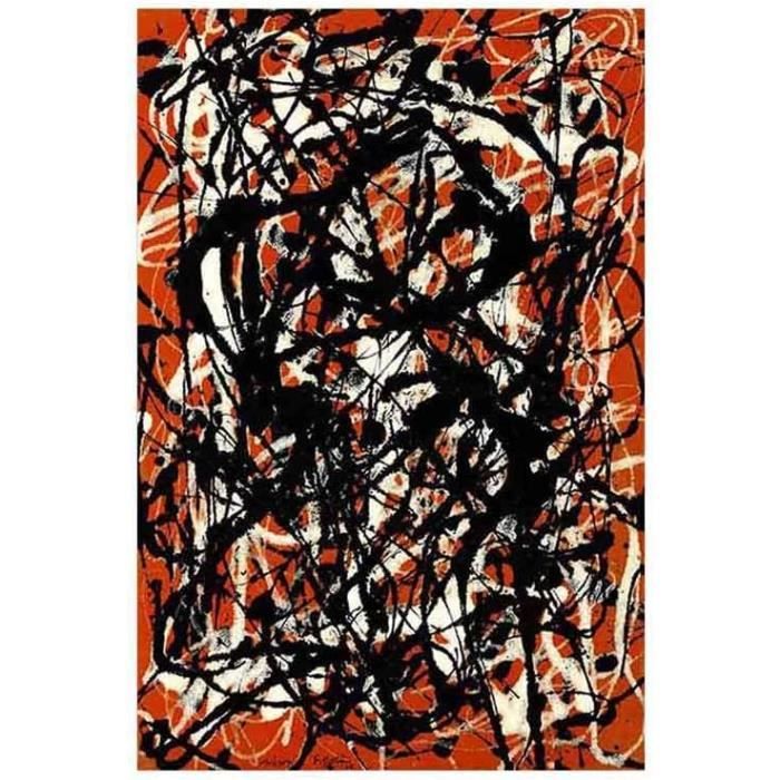 Forme Libre 1946 De Jackson Pollock Tableau Decoration Murale Salon Chambre Maison Decoration ...