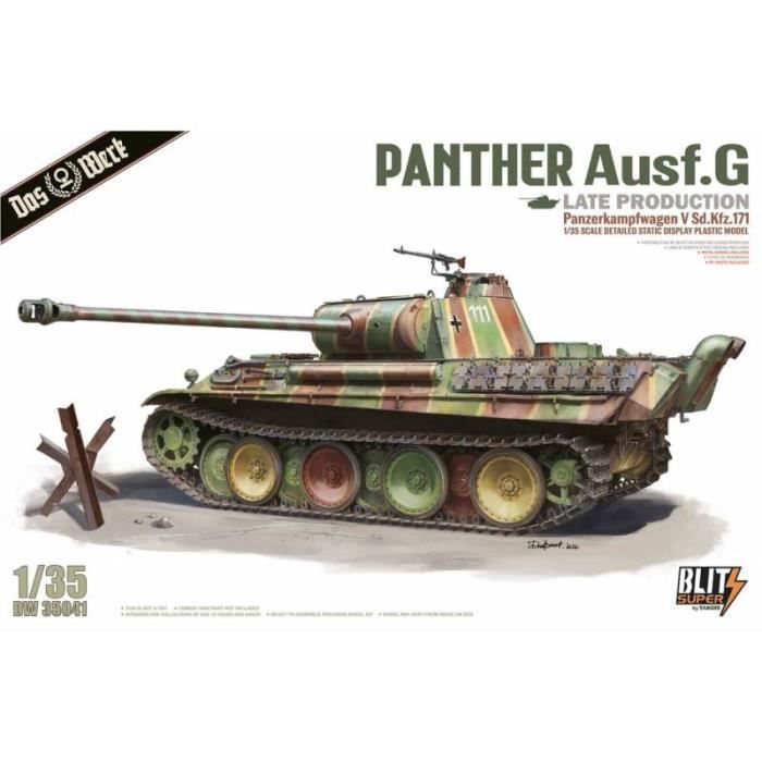 DAS WERK - Maquette Char Panther Ausf. G (late Production) |das Werk|35041| 1:35 Maquette Char ...