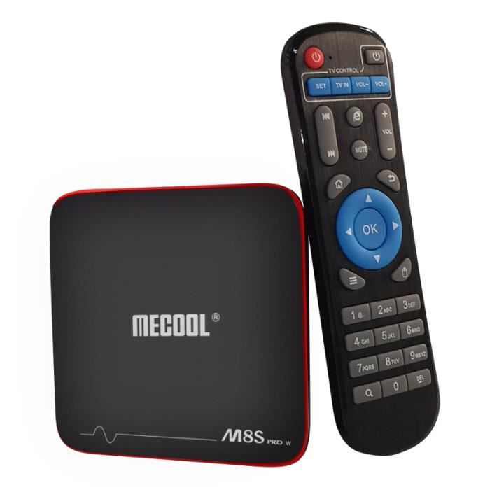 Mecool M8S PRO W Multimedia 1 Go + 8 Go TV Box Android TV OS avec ...
