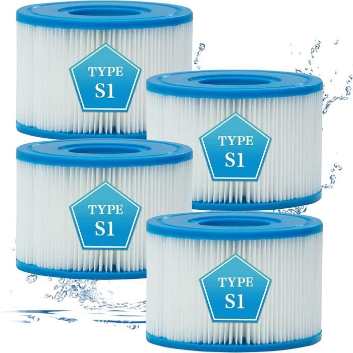 Filtre S1 pour Intex Spa filtrante - Cartouches Filtrante RéUtilisable ...