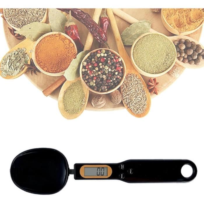 Balance À Cuillère Numérique Mesure Électronique,Cuillère Doseuse À Graduation 0,1 G Jusqu'À 500 ...