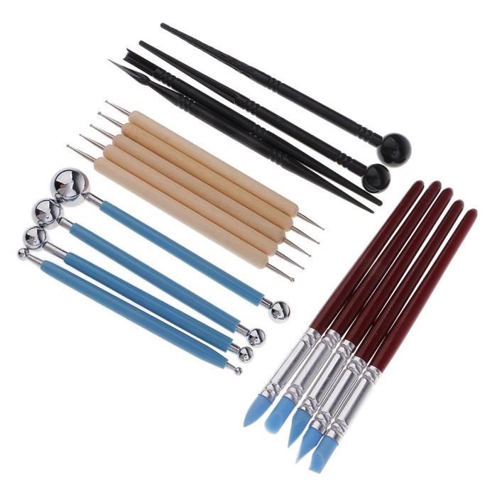 Set de 18pcs Outil de Sculpture Poterie Céramique Polymère Argile ...