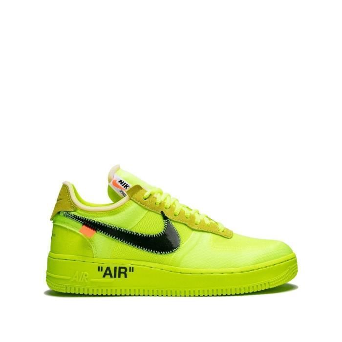 BASKETS AirX Forces 1s 1 Part 2 Volt AO4606-700 CHAUSSURES Homme Femme ...