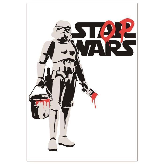Poster Panorama Banksy Stop Wars 35x50 cm - Imprimée sur Poster de ...
