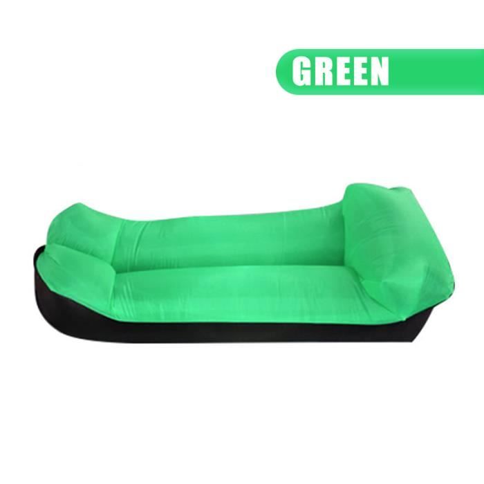Canapé gonflable portable - RNCYN - Green - Fauteuil gonflable à air ...