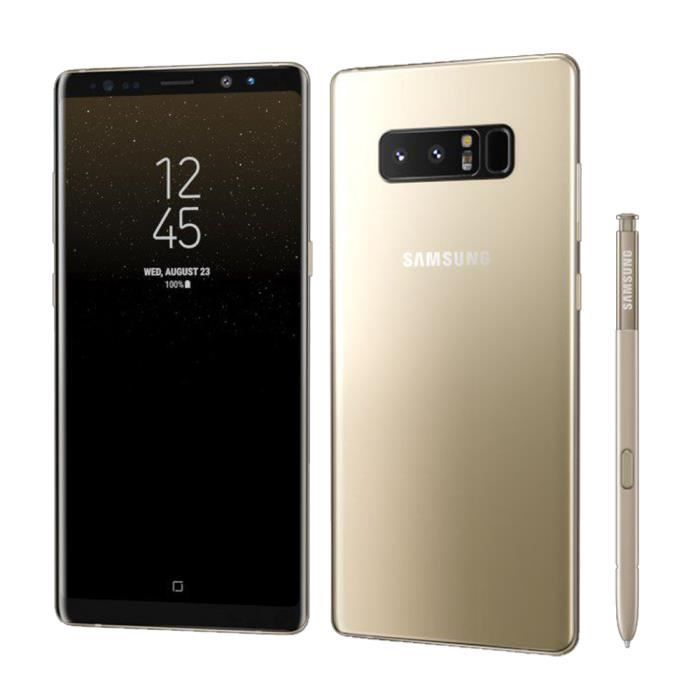 Samsung Galaxy Note8 N950F 64go Or Smartphone Carte unique - Cdiscount ...