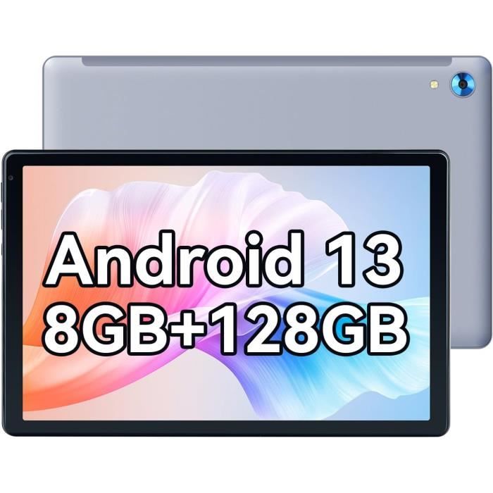 Tablette Tactile Android 13, Octa-Core Tablette 10 Pouces, 8Go Ram ...