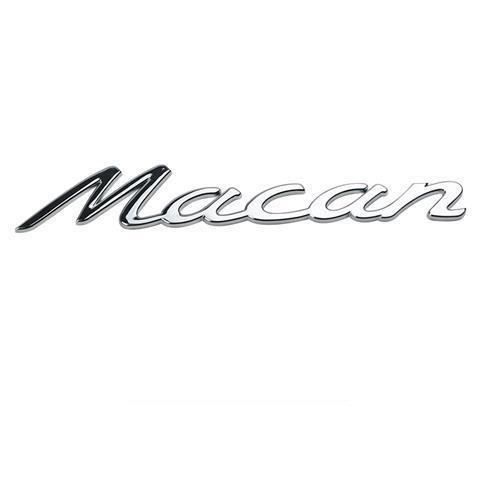 Logo Macan Original Sticker Coffre Voiture Emblème Badge Insigne ...