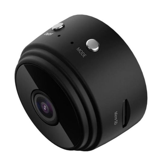La couleur noire Mini caméra de surveillance IP WIFI HD 1080P ...