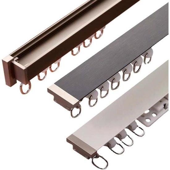 Rails De Rideaux Lourds Système De Rail De Rideau En Aluminium, Tringle ...