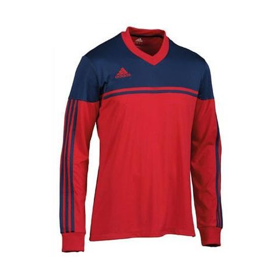 Maillot de football Adidas Autheno 12 - manches longues - rouge/noir ...