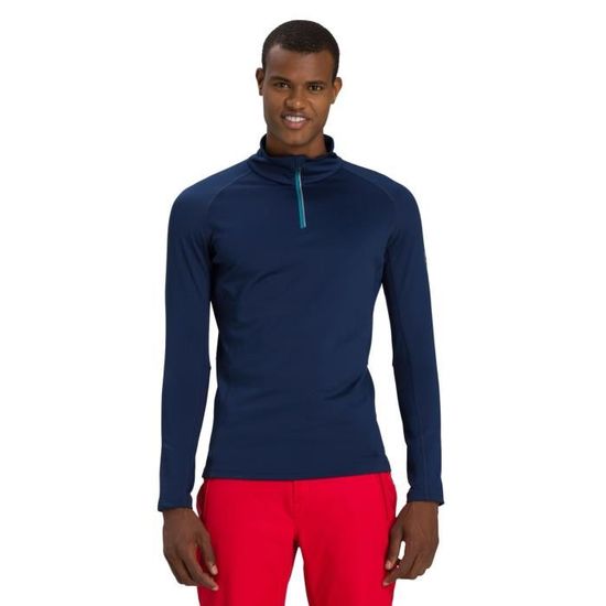 Sous-pull classique Rossignol 1/2 Zip - bleu marine foncé - L Bleu ...