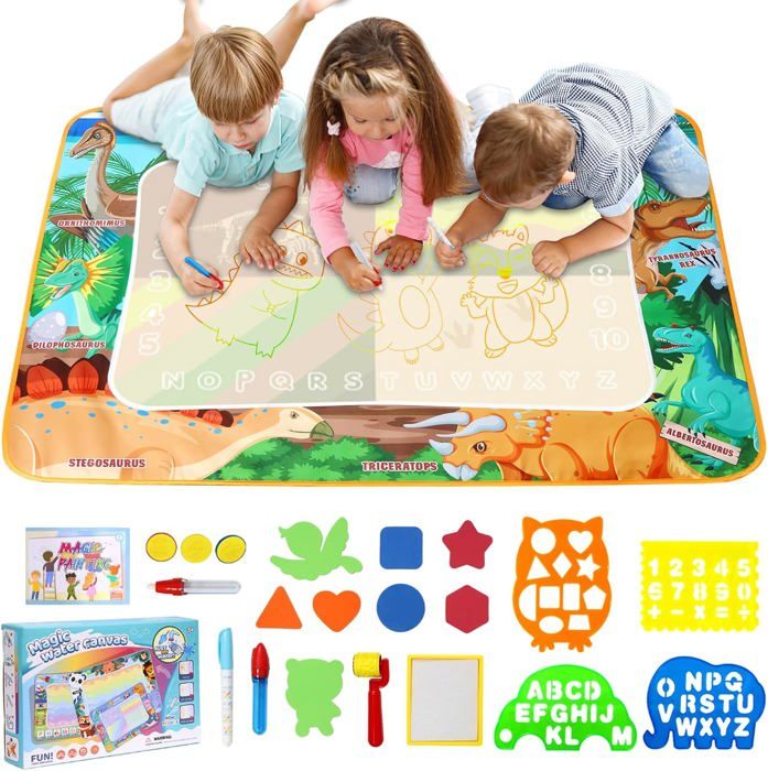 Tapis Dessin Eau Enfant 120 X 90 Cm Aqua Doodle Matte Aqua Tapis De ...