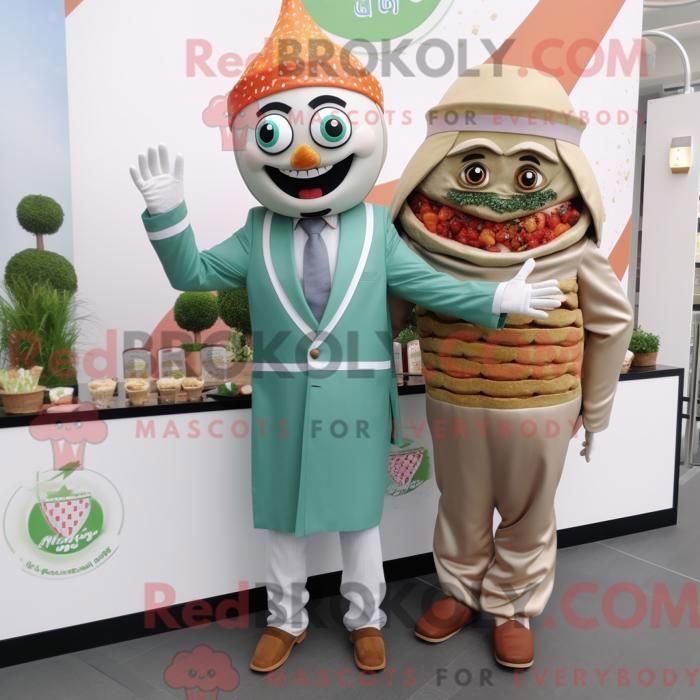 Costume mascotte de Falafel personnage habillé d un costume et d ...