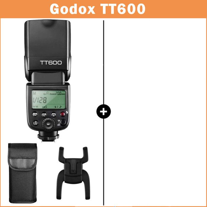 Godox TT600 Flash sans fil Speedlite TT600,2.4G,maître/esclave,avec ...