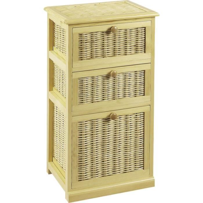 Commode en osier - Cdiscount Maison