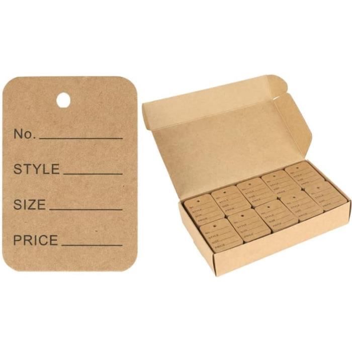 1000 PCS Étiquette de Prix Étiquettes de Marquage pour Bijoux Vêtements ...