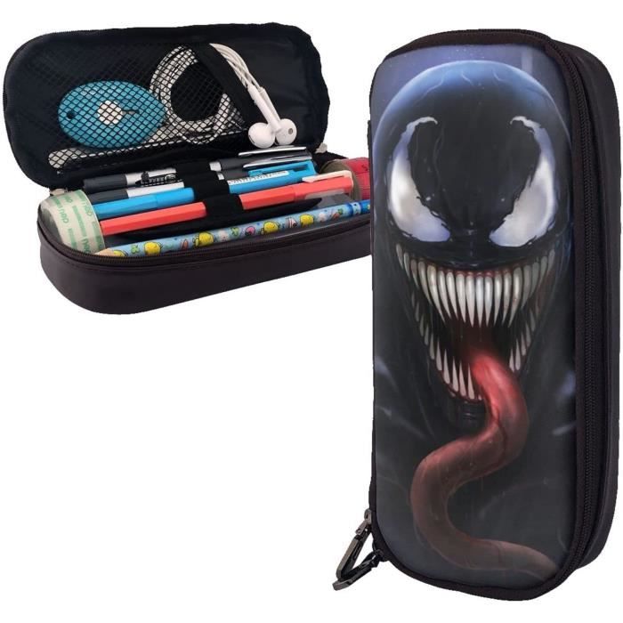 Étui à crayons - Marvel - Spider-Man VenomA339 - Cuir - Noir - Zippée ...