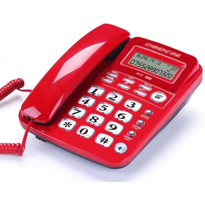 Téléphone avec Fil, avec Identification De L'appelant - Fonction Mains ...