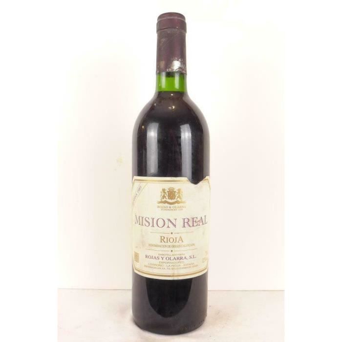 Rioja reserva mision real rouge 1985 - Espagne - La cave Cdiscount