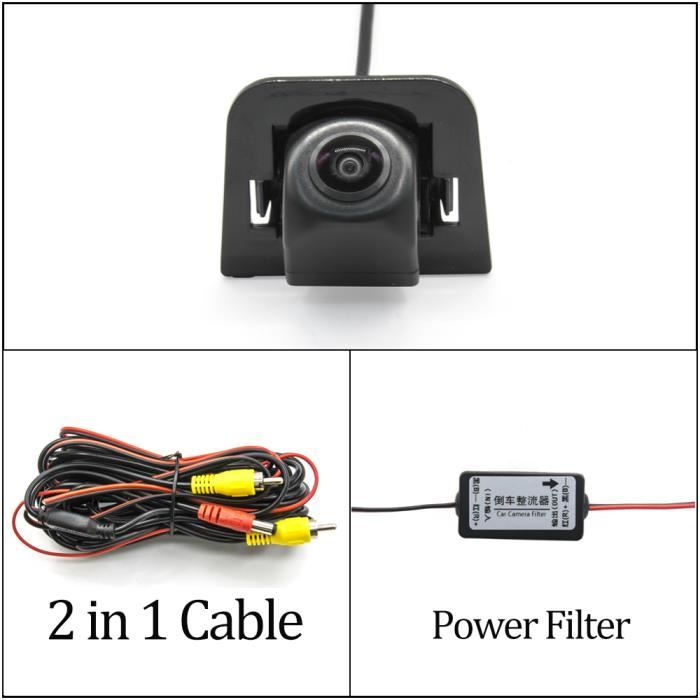 Caméra de recul,caméra de recul Fisheye HD 1280x720 pour Toyota Prius ...