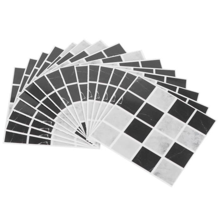 AYNEFY Fond d'écran 15 pièces / sac autocollants de carrelage de ...