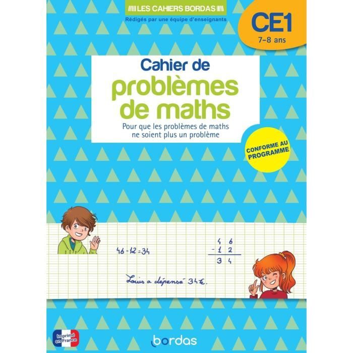 Cahier de problèmes de maths CE1 - Bordas - Le Madec Herve/Wormser ...